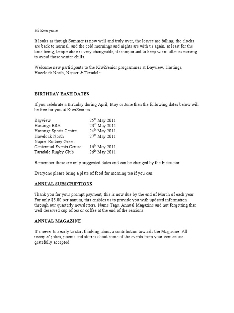 Birthday Bash Dates: TH RD TH TH | PDF | Physical Exercise | Heart Failure