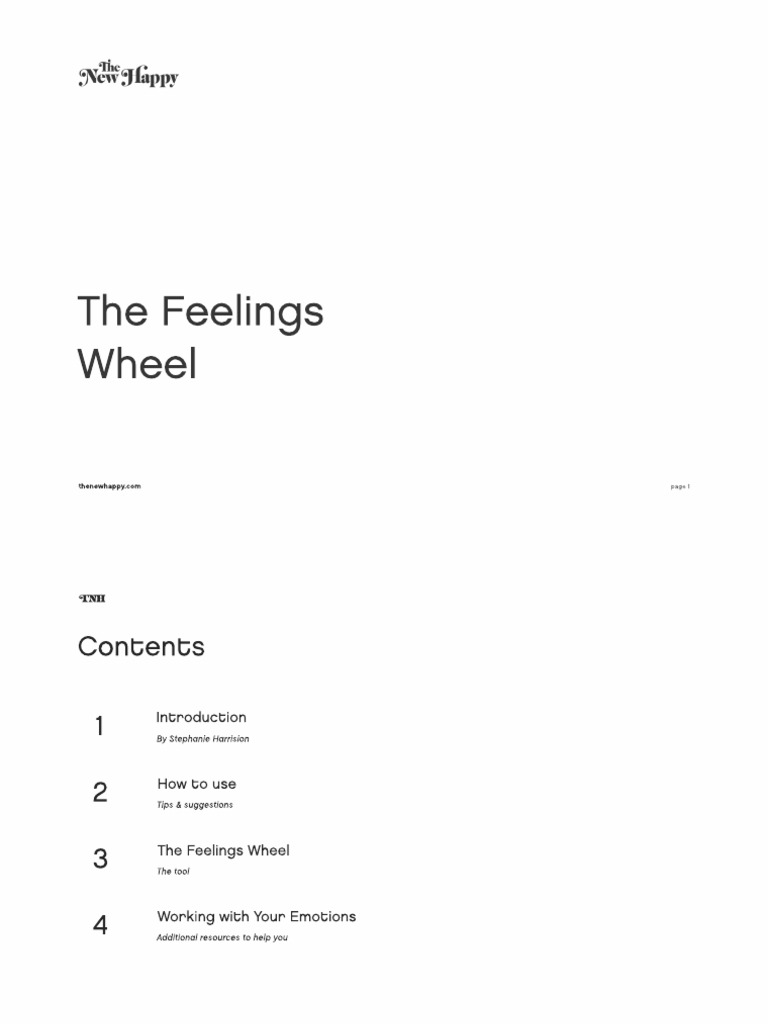 Understanding the Feelings Wheel | PDF