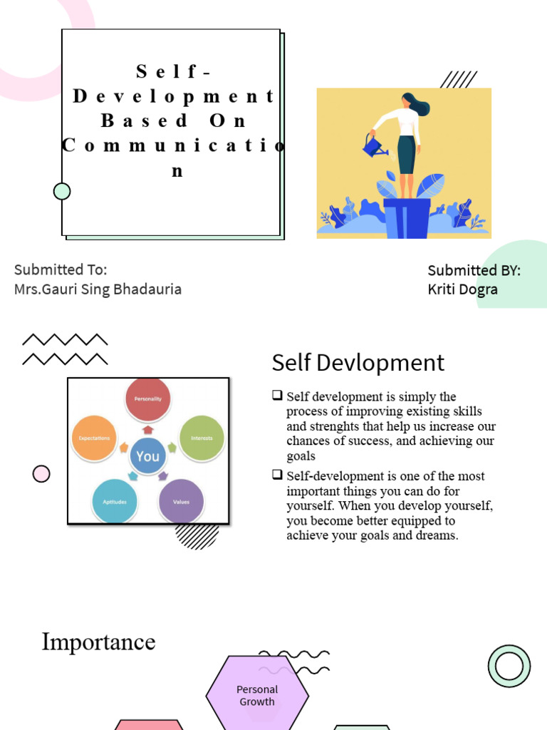 Self Development | PDF | Personal Development | Communication