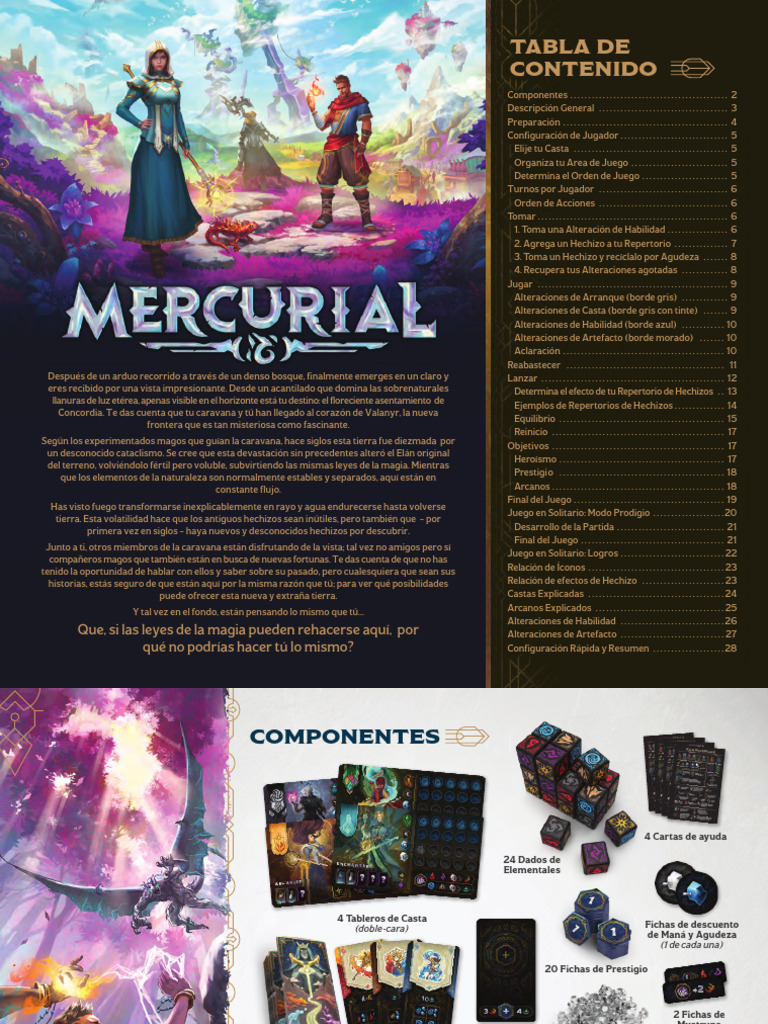 Mercurial Reglas (Español) | PDF | Poderes mitológicos