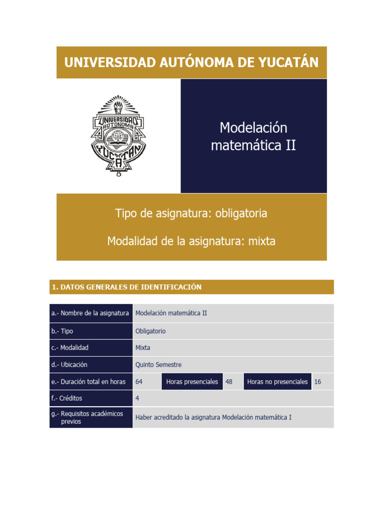 Modelación Matemática II | PDF | Matemáticas | Funcion exponencial