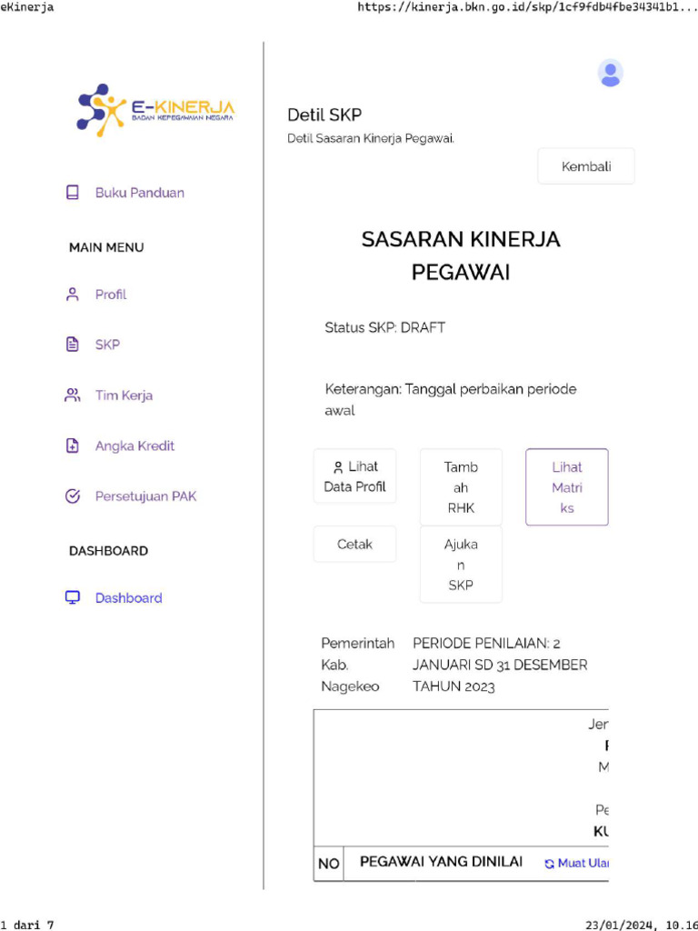 EKinerja Latif | PDF