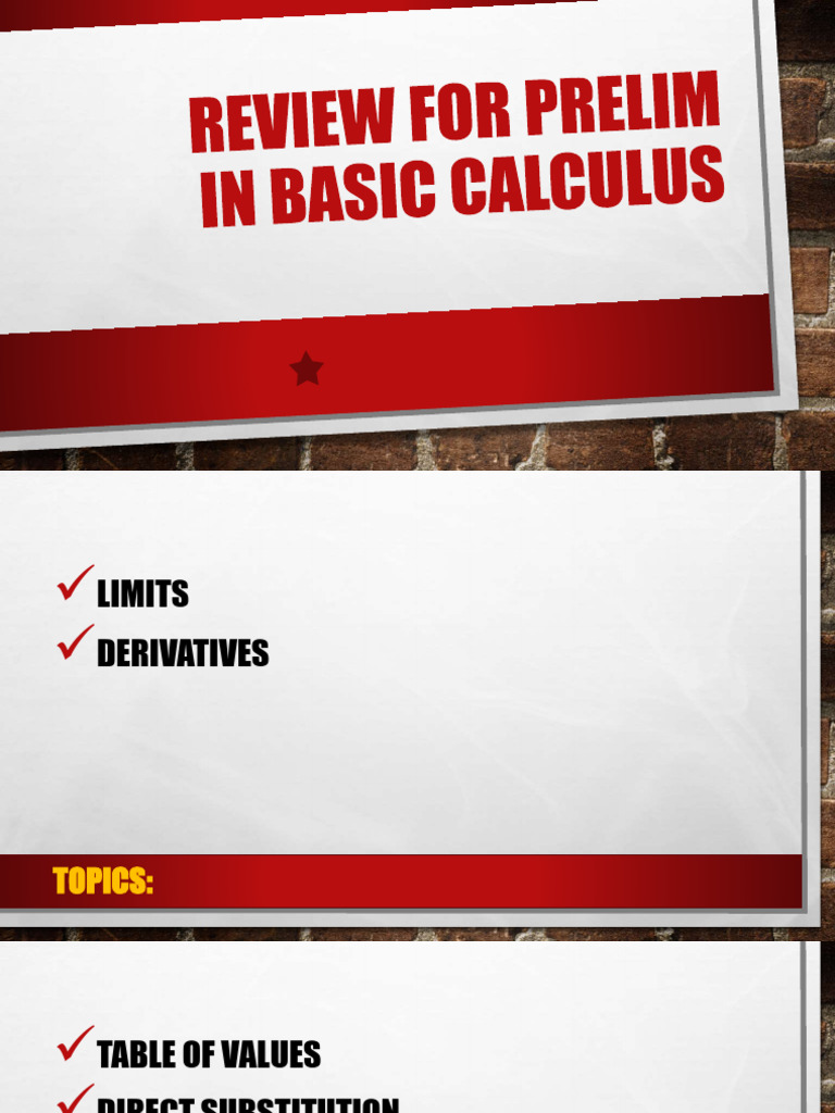 Review For Prelim in Bascal | PDF | Mathematical Objects ...