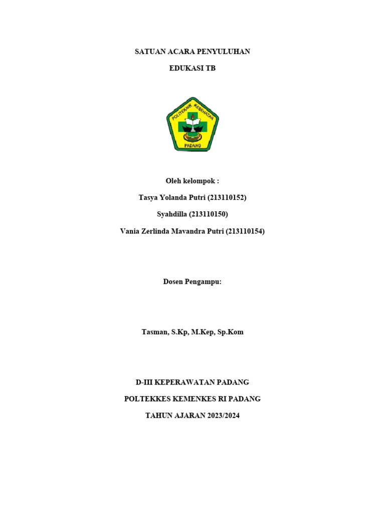 Sap Tb Fix Pdf Karier And Perkembangan