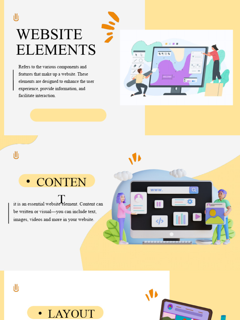 Ict 7 Website Elements | PDF | Websites | Search Engine Optimization