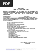 Ad Code Letter Format | PDF | Economies | Financial Services