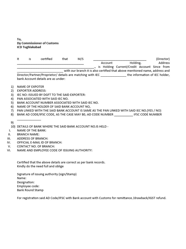 AD Code Format For ICD Tughlakabad - 23 Jan 24 | PDF AD Code Format For ICD Tughlakabad - 23 Jan 24 | PDF