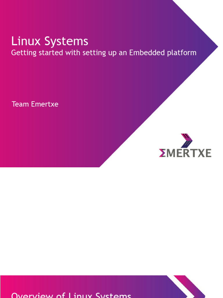 Linux Systems Slides Part1 | PDF | Operating System | Free Software