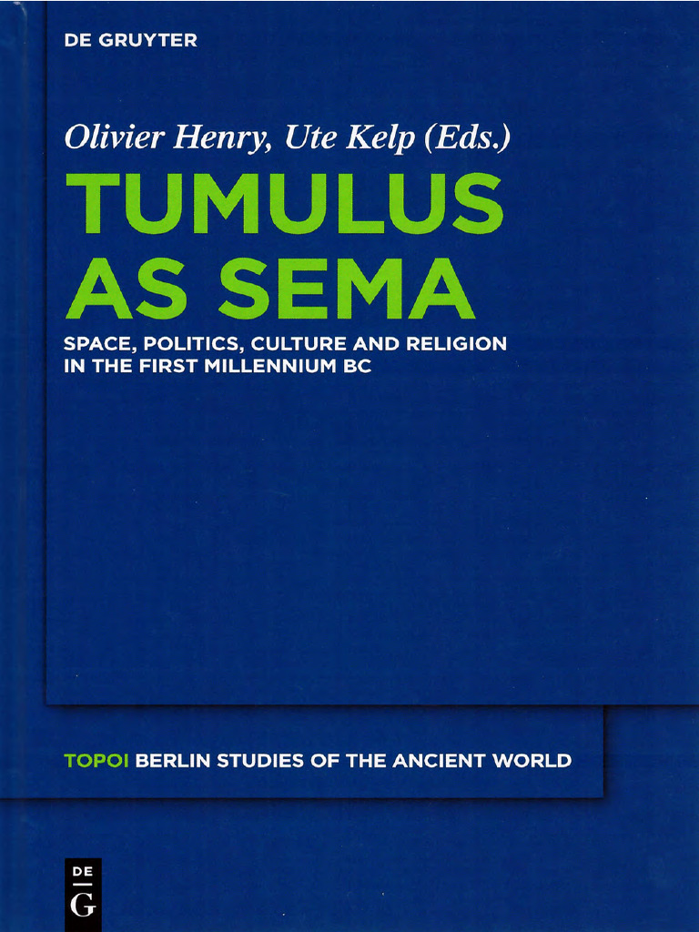 HENRY KELP Tumulus As Sema | PDF | Etruscan Civilization