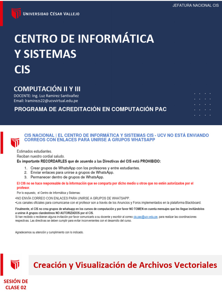 Tema 02 Creac - y - Visualiz de Archivos Vectoriales | PDF | Archivo de ...