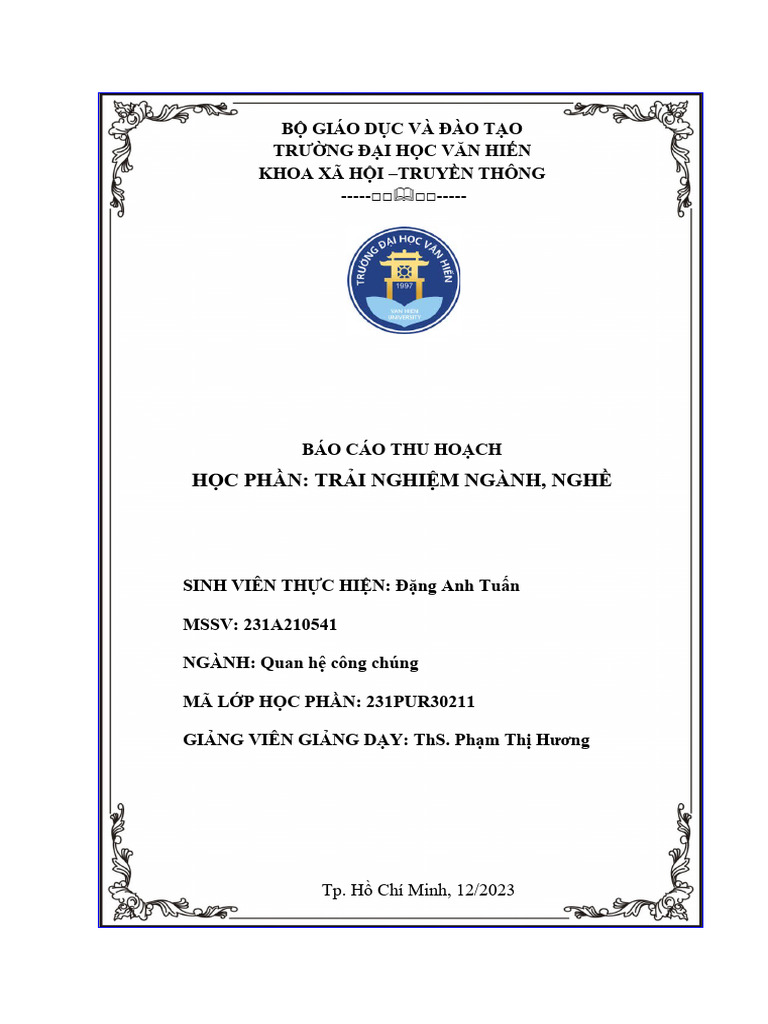 Bài Thu Ho CH TNNN | PDF