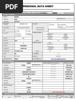 Pds Sample Fill Up | PDF | Government
