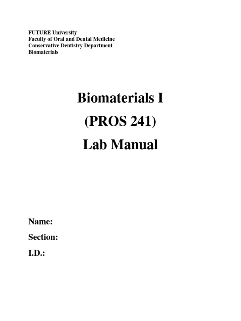 Mat 1-Lab Manual | PDF | Polymers | Deformation (Engineering)