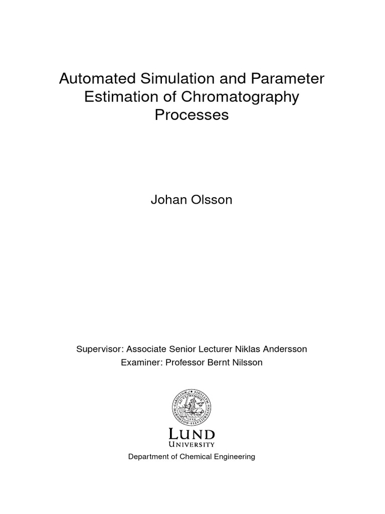 Automated Simulation and Parameter Estimation | PDF | Technology & Engineering