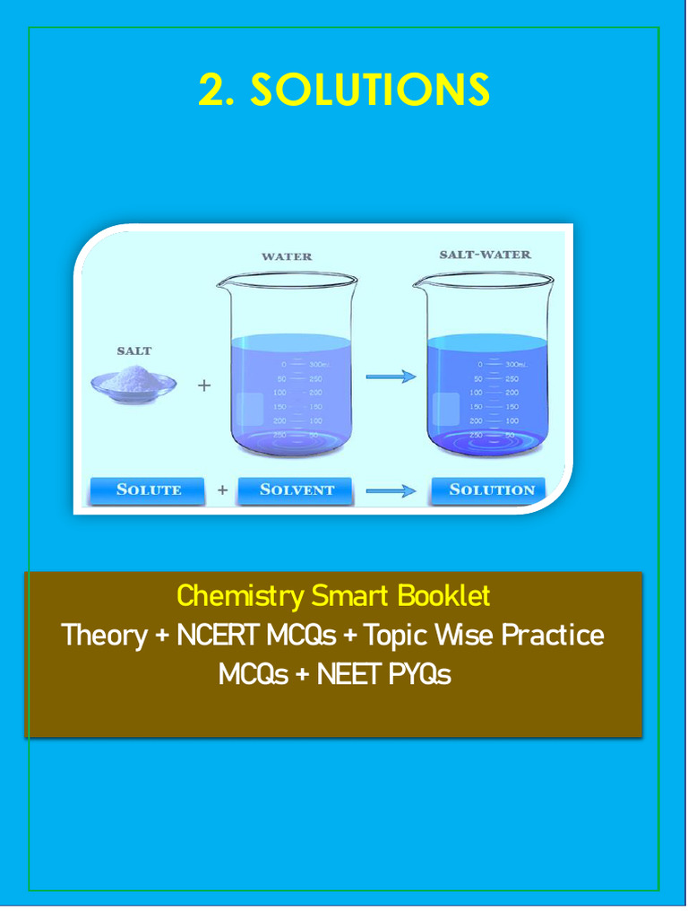 2.solutions F | PDF | Solubility | Solvation
