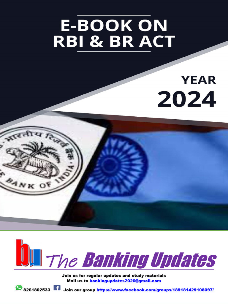 RBI Act Overview for Bankers | PDF | Reserve Bank Of India | Banks