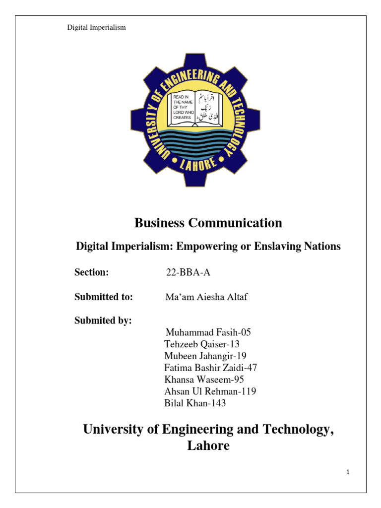 Digital Imperialism Report English | PDF | Privacy | Internet
