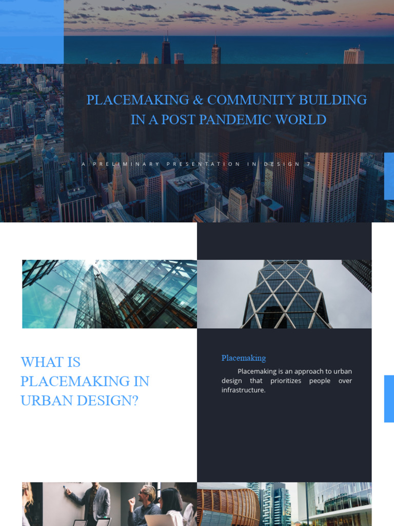 Placemaking and Community Building in A Post Pandemic World | PDF