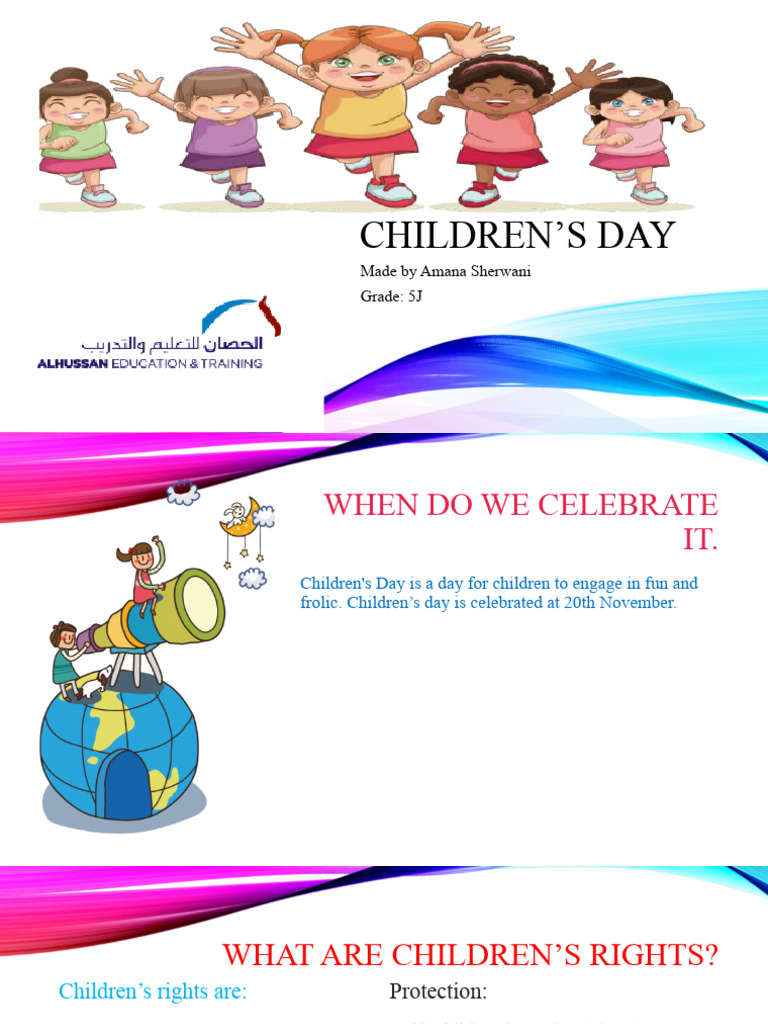 Children's Day Celebration Overview | PDF