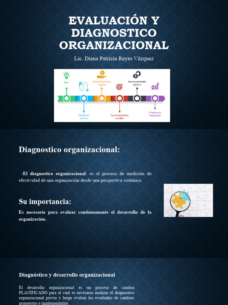 Evaluación y Diagnostico Organizacional | PDF