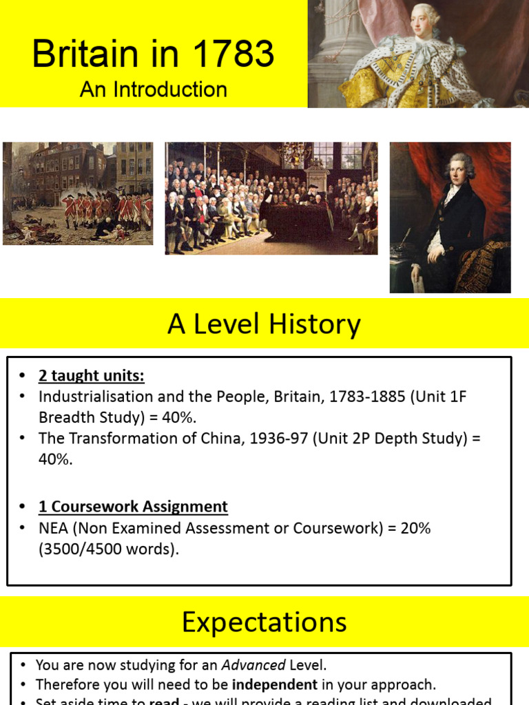 Britain in 1783: Political and Social Context | PDF | Abolitionism ...
