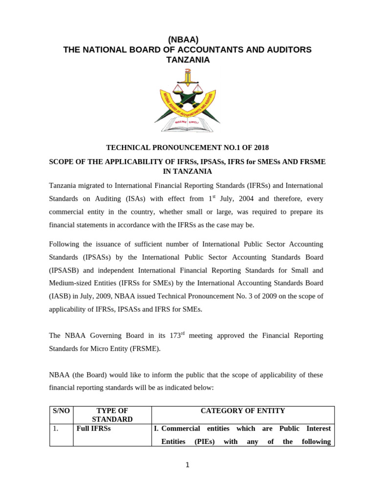 NBAA SMEs Techpro2019 | PDF | International Financial Reporting ...