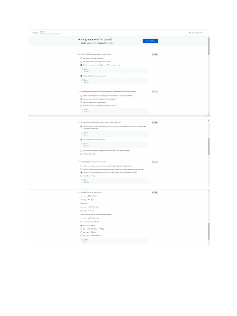 Course 4 Week 4 Practice Quiz 1 Chatbot | PDF
