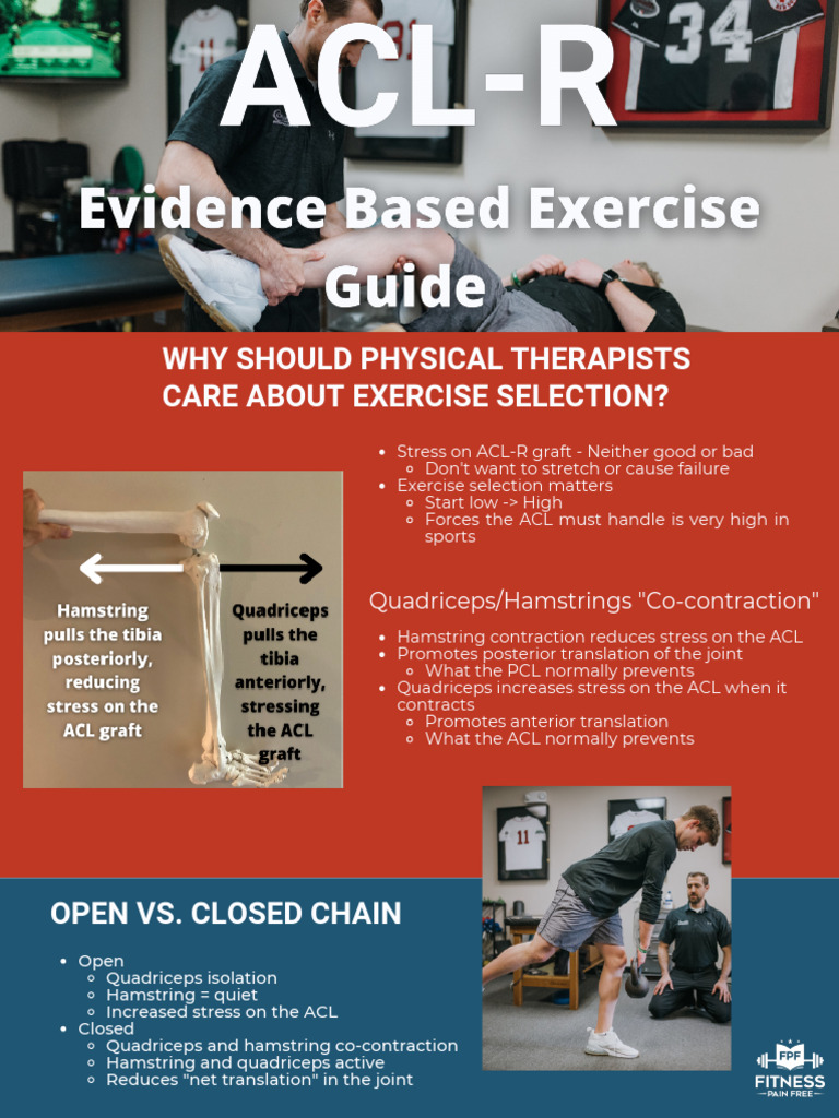 Guide To ACL Reconstruction Exercise Prescription | PDF | Knee | Human ...
