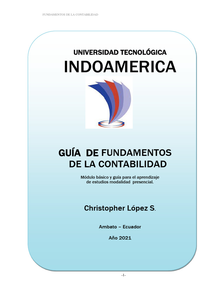Modulo Guia Pdf Contabilidad Estado Financiero