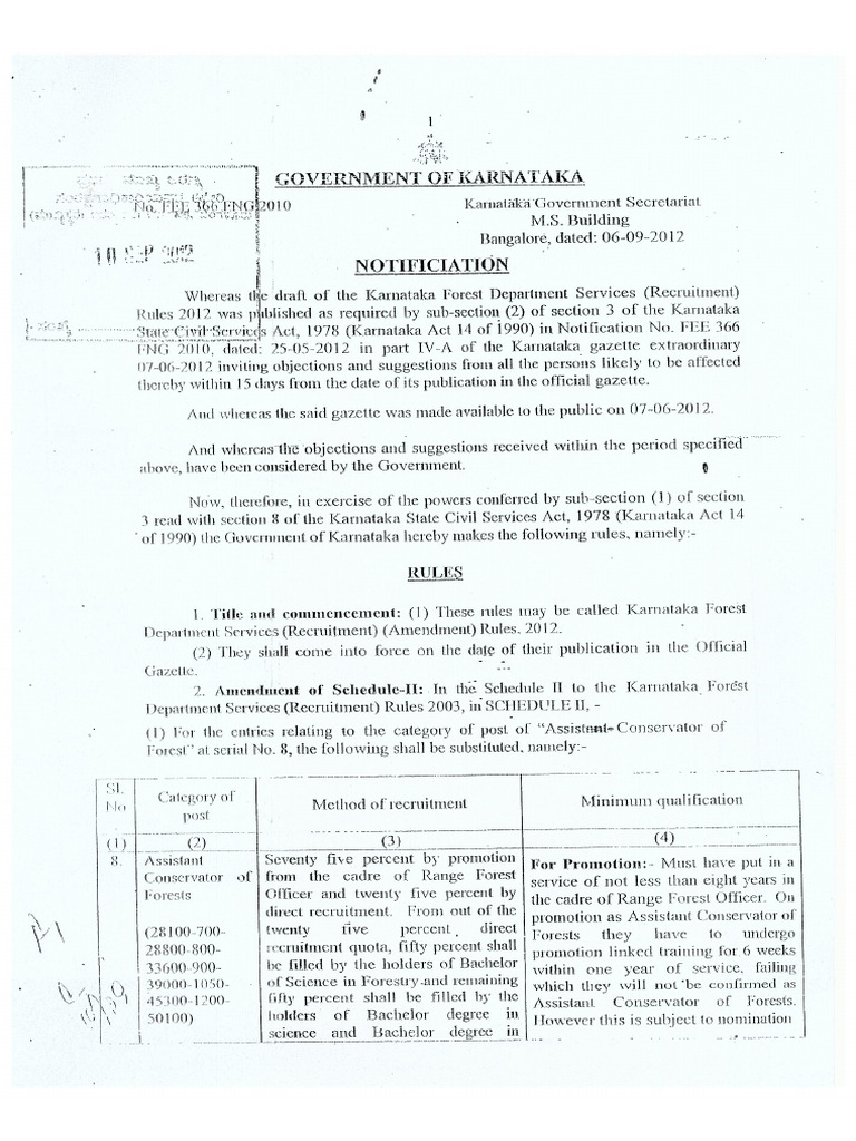 KFD C and R Rules | PDF