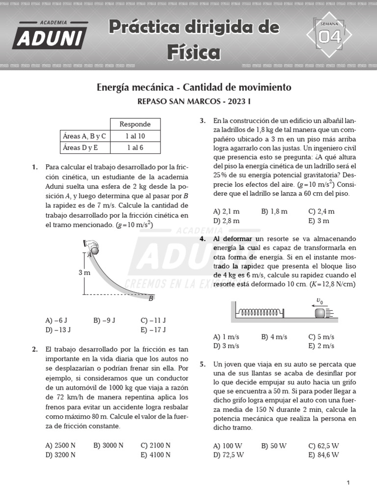 S4 Física - Dirigida | PDF | Cantidades fisicas