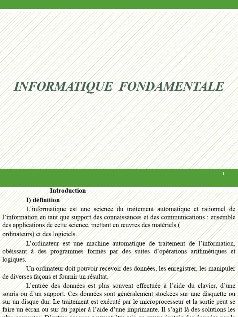 Power Point TP INFO | PDF | Système d'exploitation | Microsoft Windows