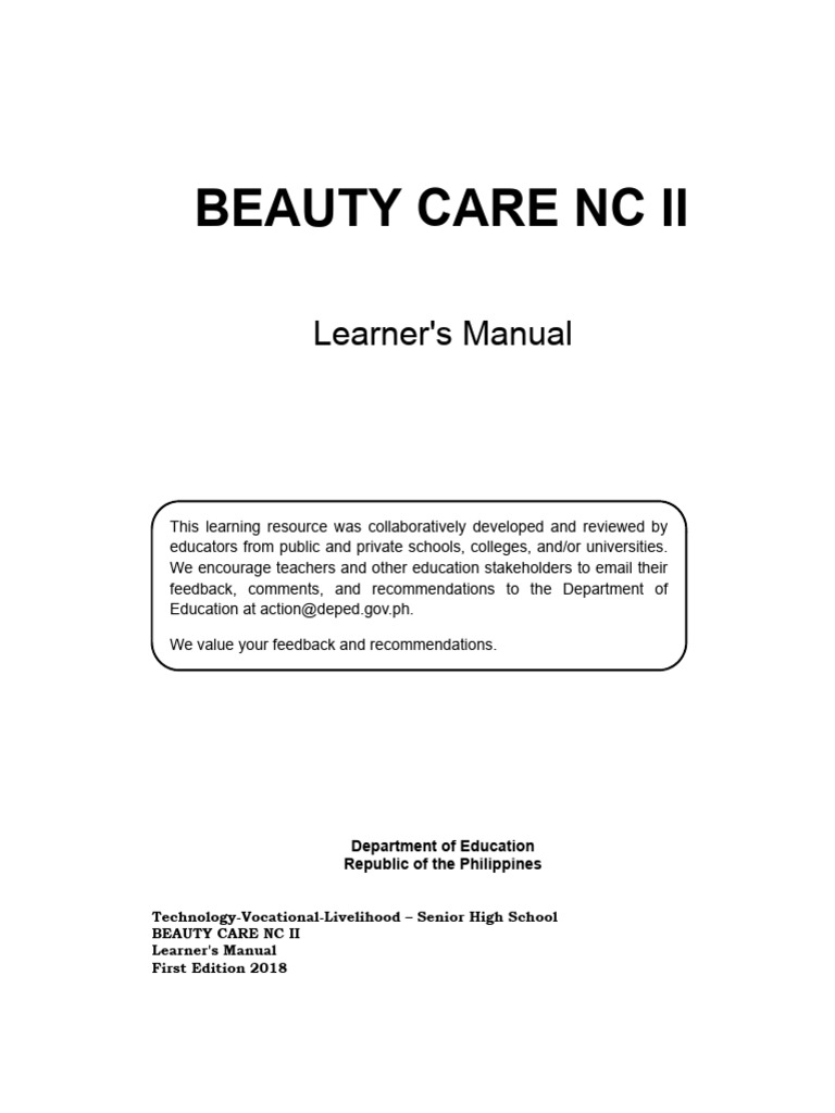 TVL - Module 11 CREATE FANCY NAIL DESIGNS | PDF | Nail (Anatomy ...