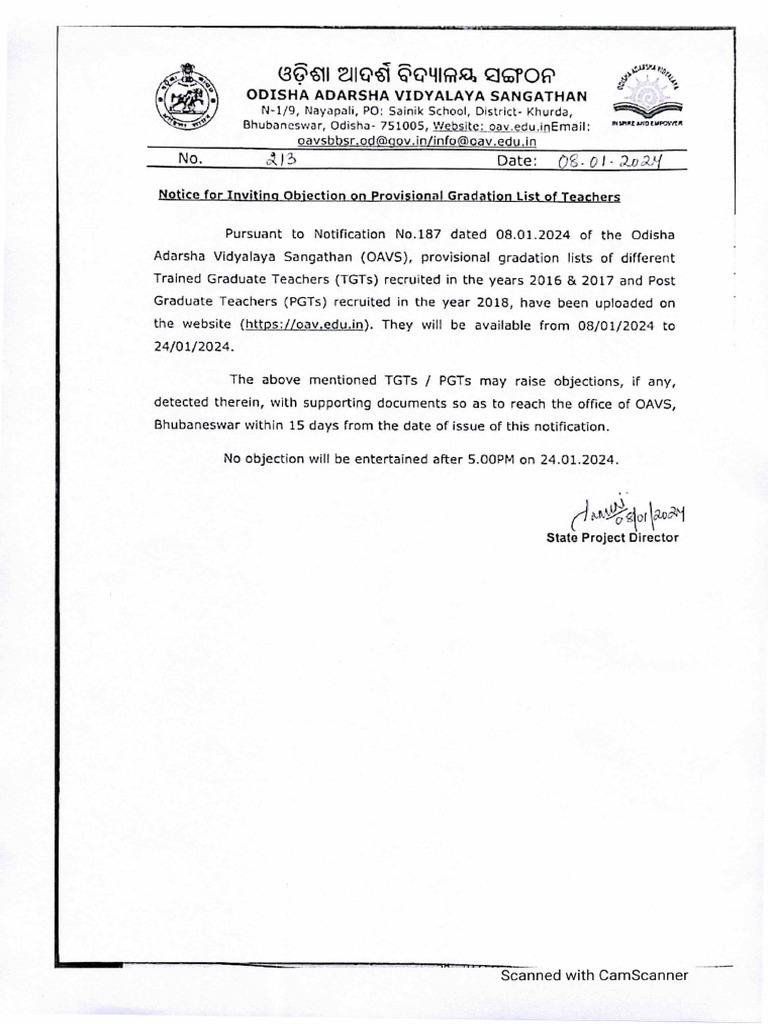 Invite Objection in GD List | PDF