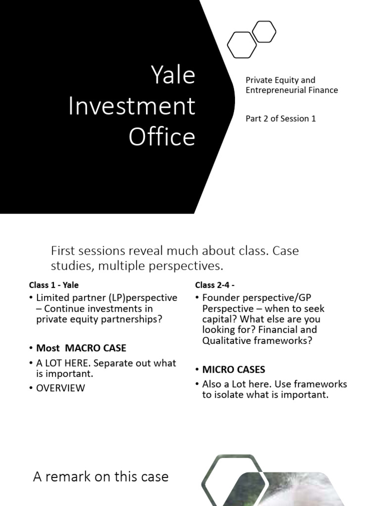 Lecture 1 - Yale | PDF | Diversification (Finance) | Investing