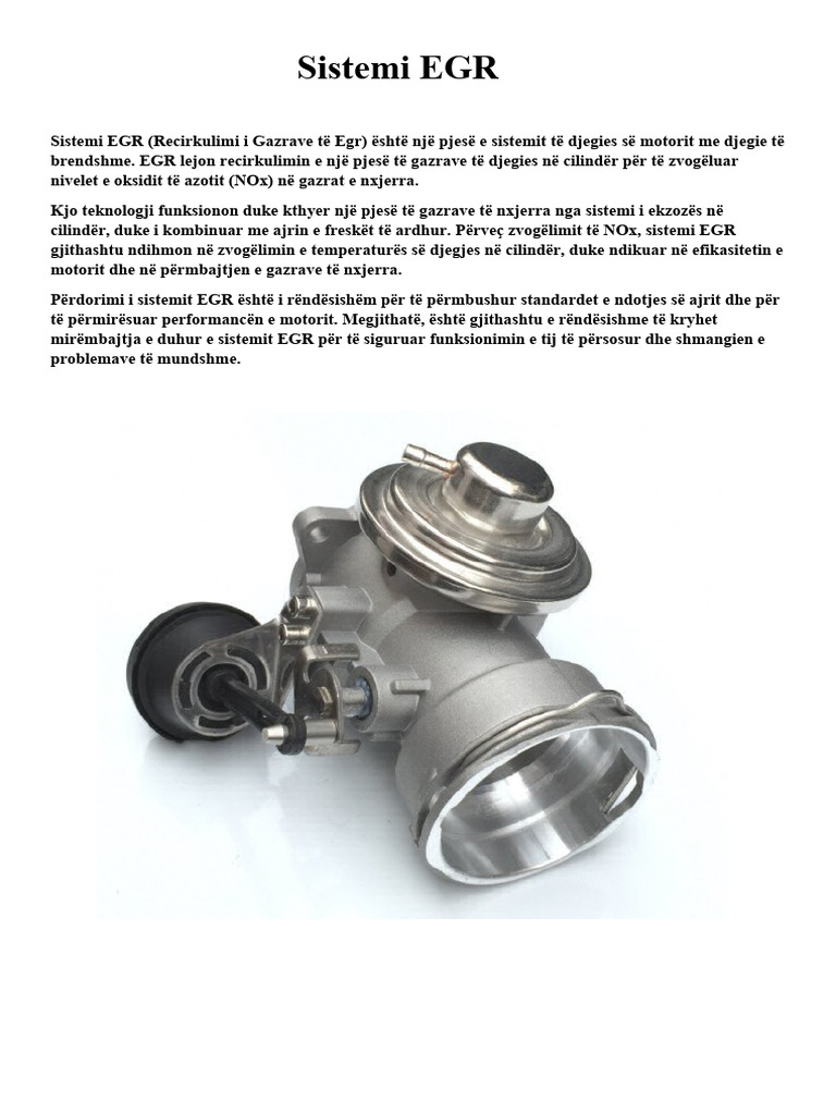 Sistemi EGR | PDF