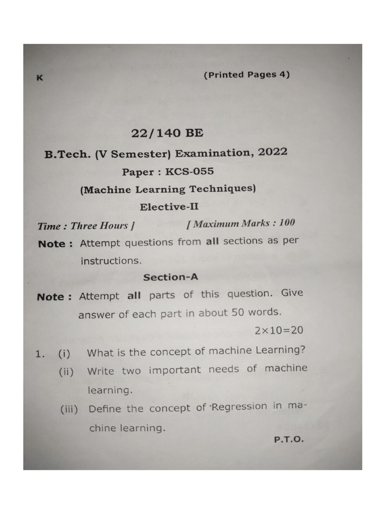 MLT Question Paper | PDF