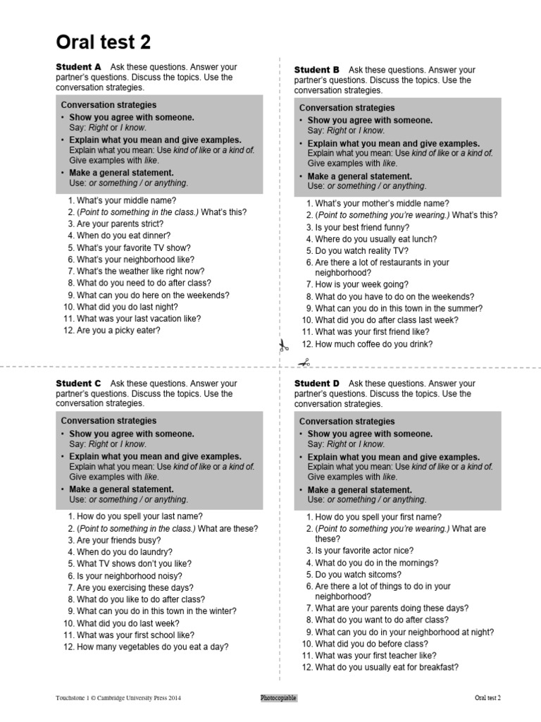 Final Oral Exam - Model 1 | PDF