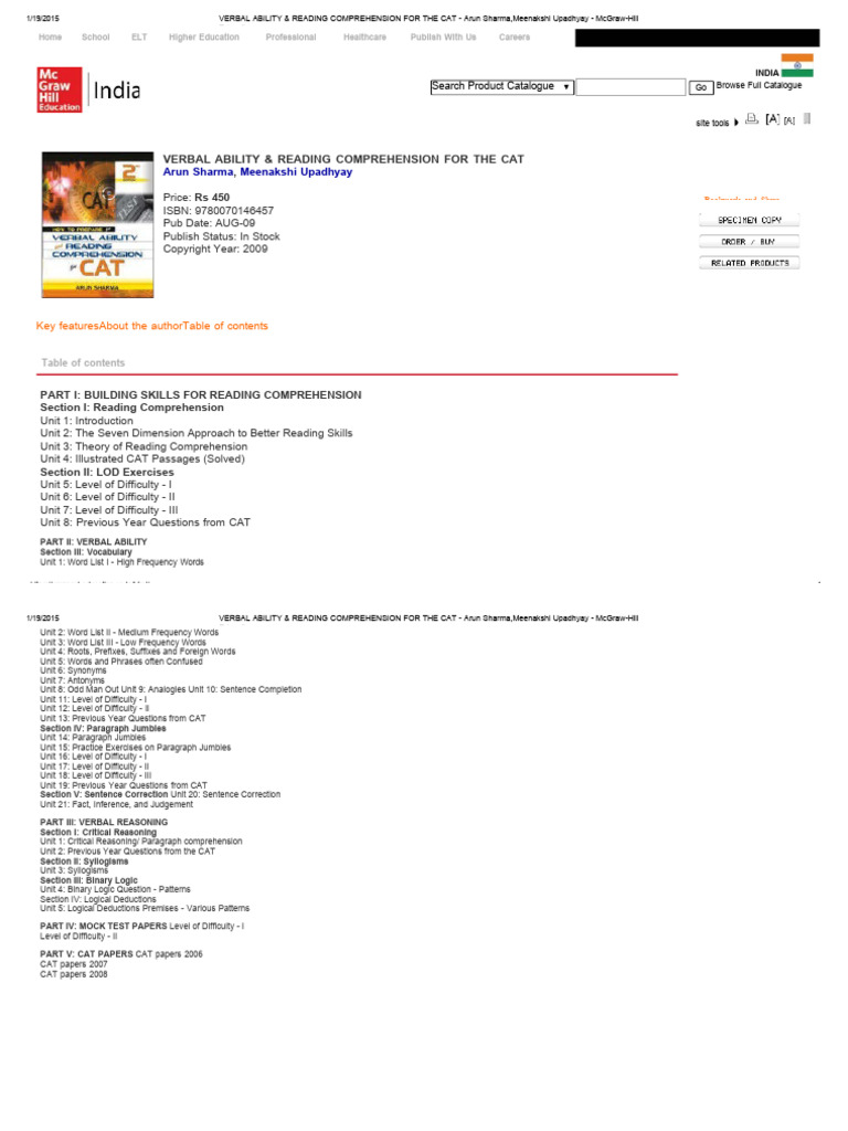 PDF Verbal Ability Amp Reading Comprehension For The Cat Arun ... PDF Verbal Ability Amp Reading Comprehension For The Cat Arun ...