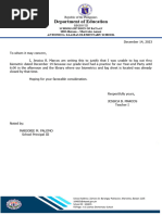 Request Letter For SOA | PDF