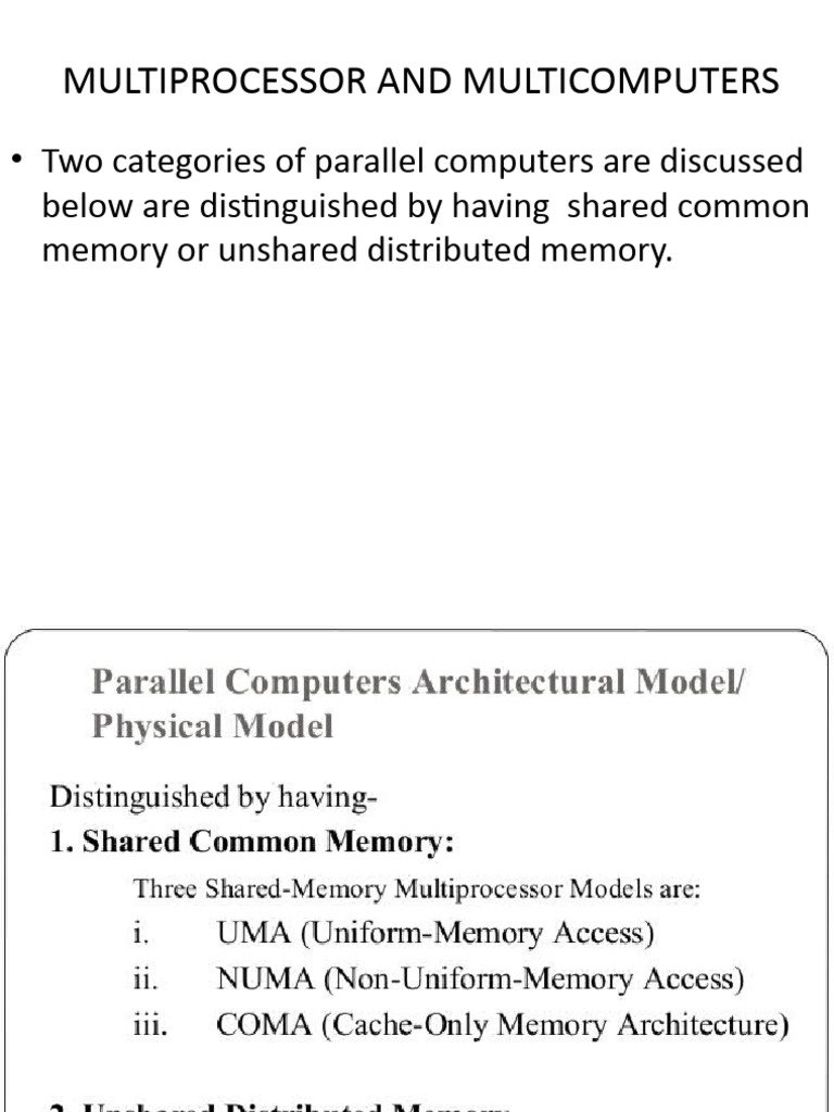 S 8 Mod 1 | PDF | Parallel Computing | Central Processing Unit