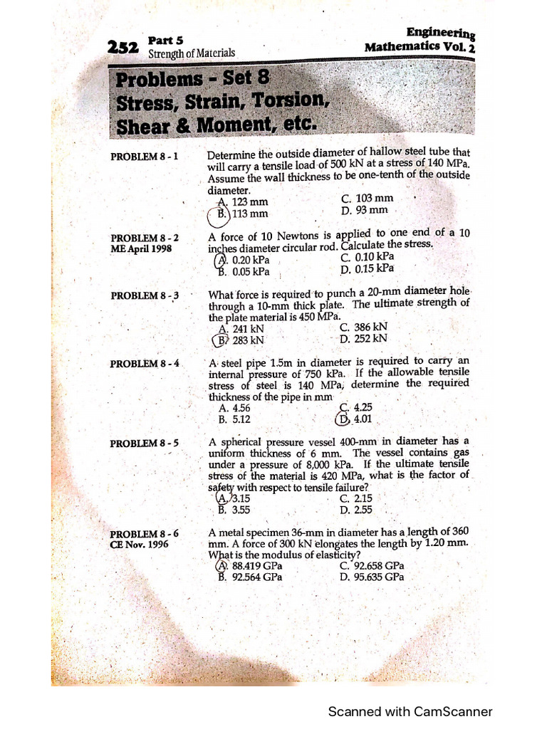 Sample Prob With Solu (Strema) | PDF