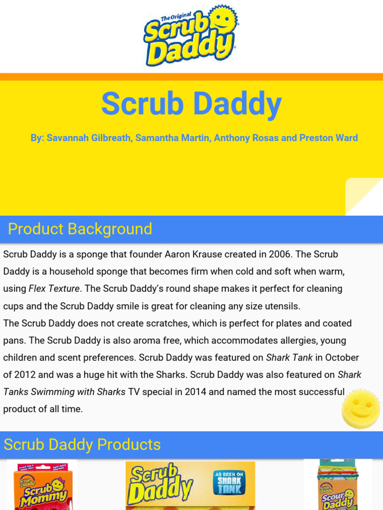 Scrub Daddy Presentation | PDF | Business | Social Science