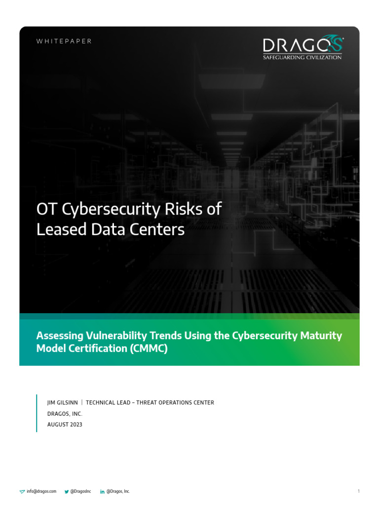 OT Cybersecurity Risks of Leased Data Centers | PDF