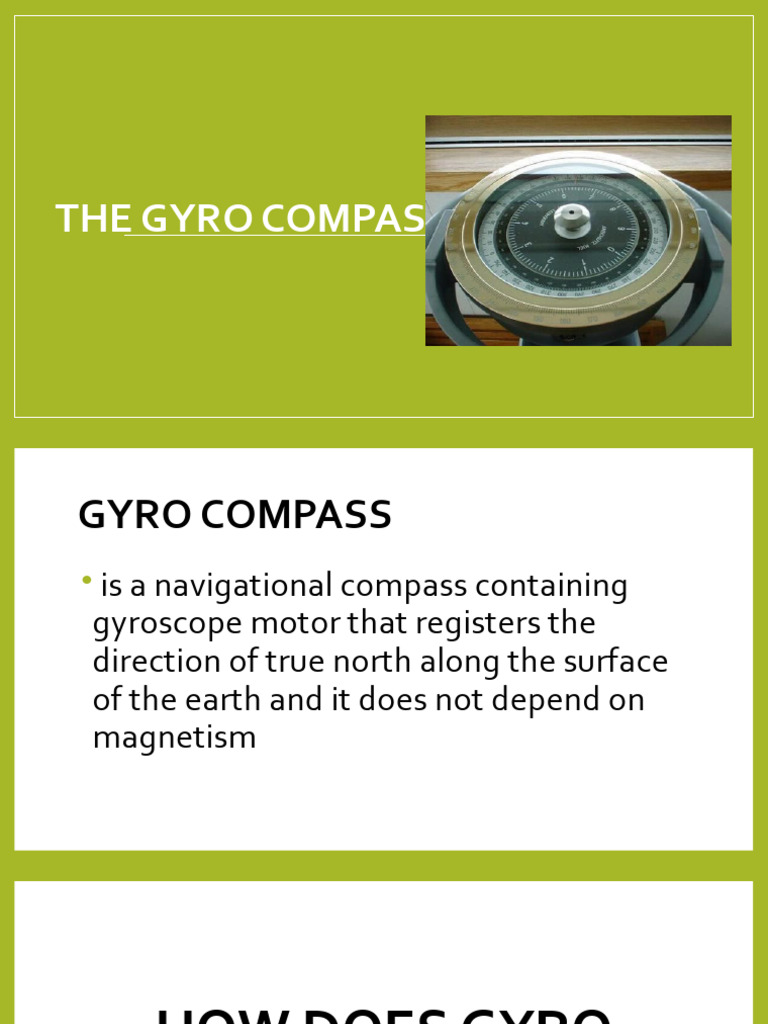 Gyro Compass | PDF | Gyroscope | Compass