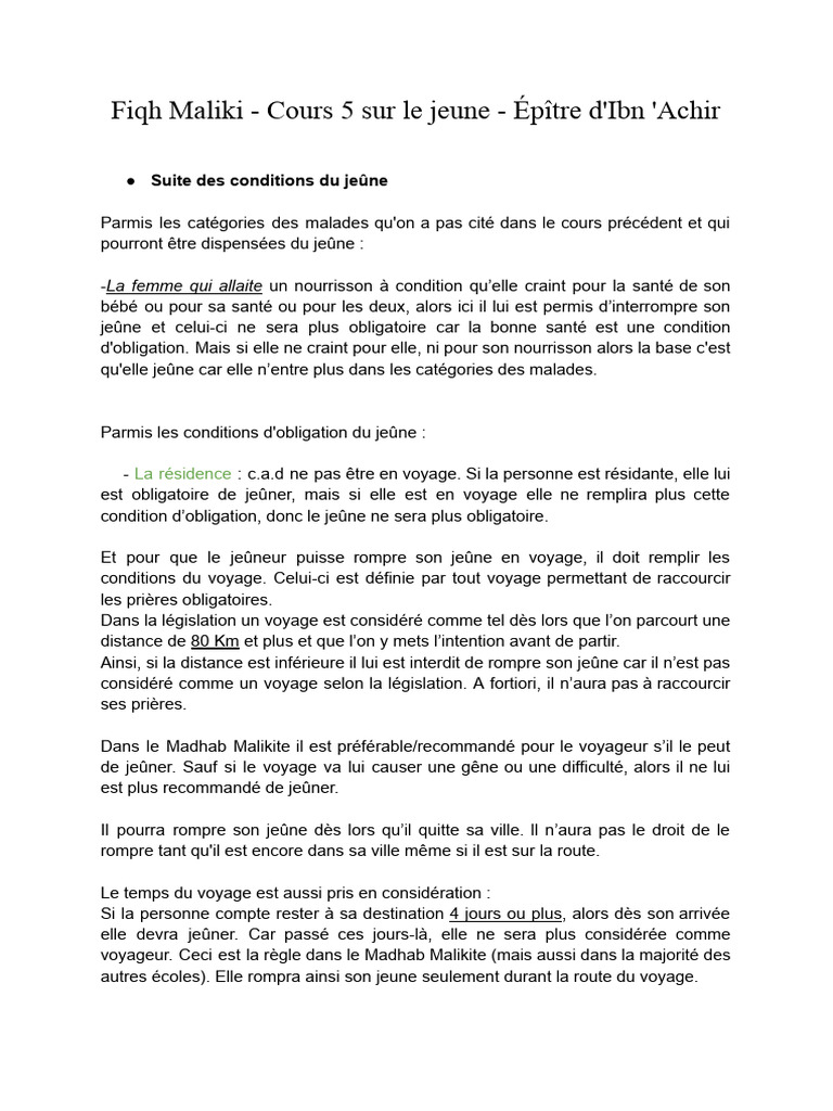 Cours 5 | PDF | Mode de vie