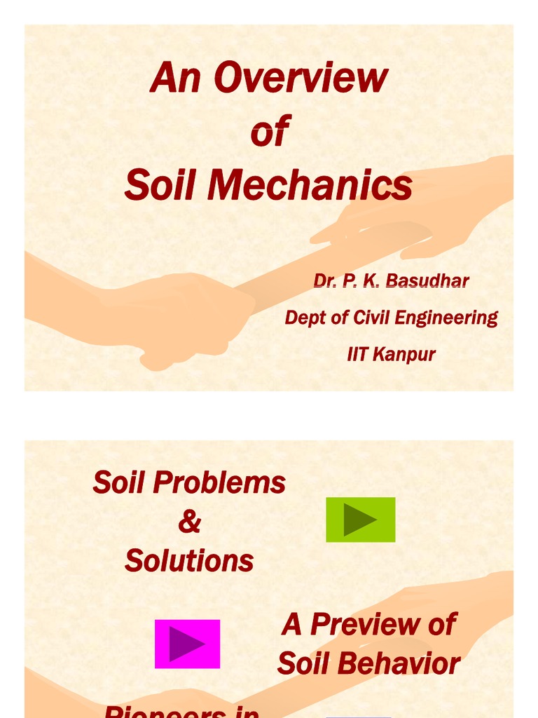 An Overview of Soil Mechanics | PDF