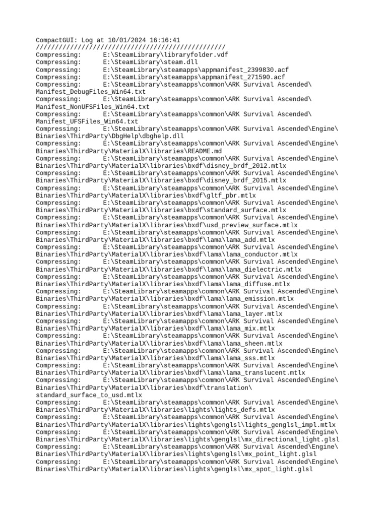 Compact Gui Log | Download Free PDF | Computer Programming | Computer Libraries