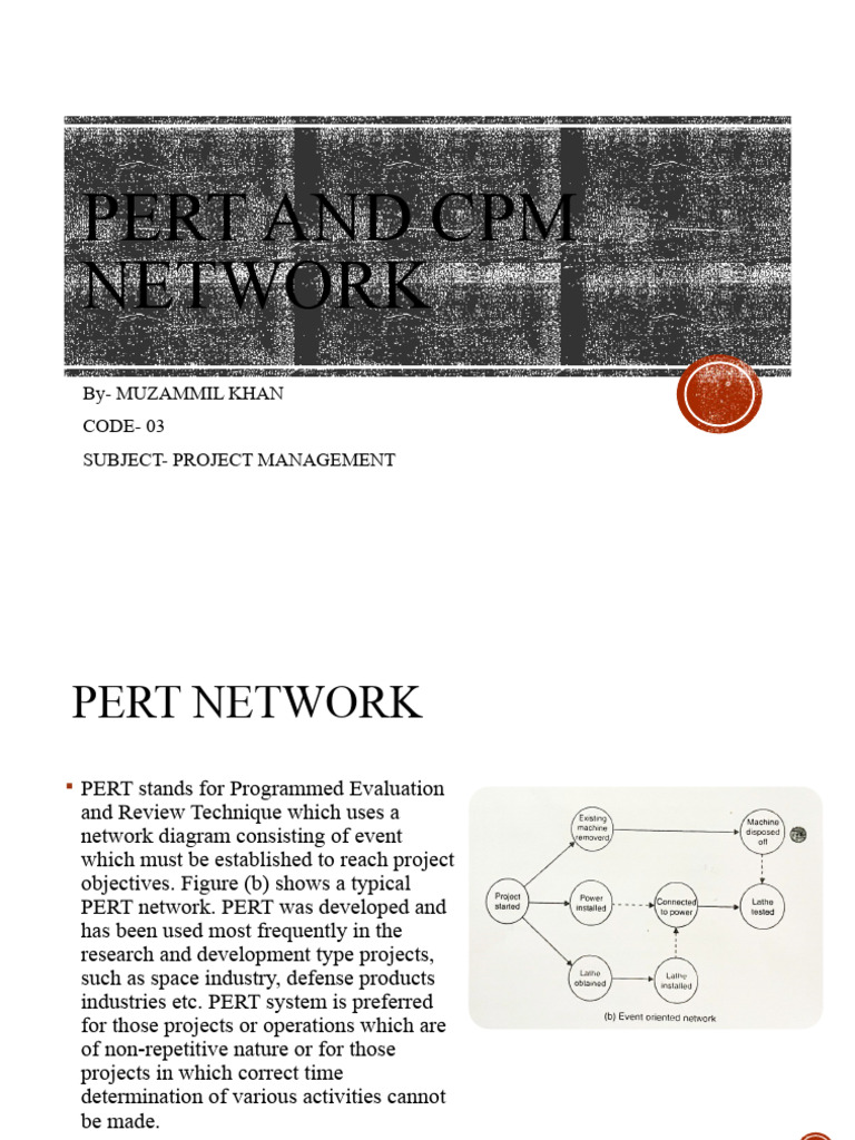 Pert and CPM Network | PDF | Analysis | Applied Mathematics