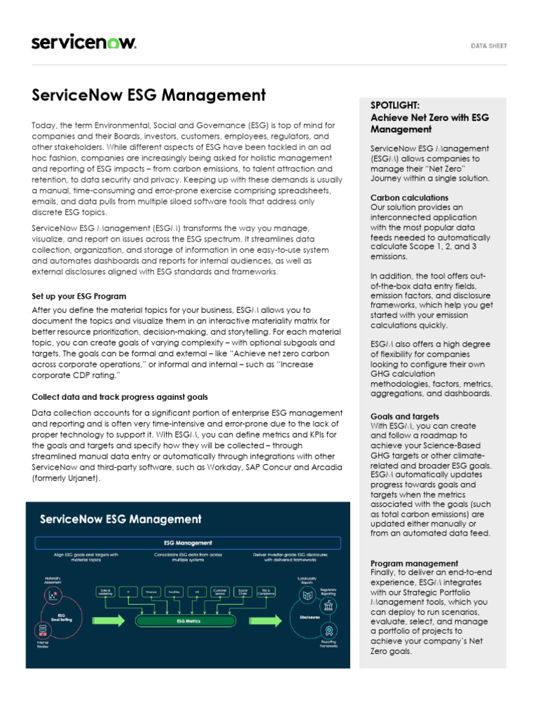 Ds Esg Management and Reporting | PDF | Business | Information Technology